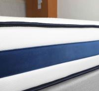 China Pocket Spring Natural Latex Mattress 10.5 Inch Tight Top Cashmere Fabric Compressed for sale