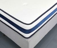China Pocket Spring Natural Latex Mattress 10.5 Inch Tight Top Cashmere Fabric Compressed for sale