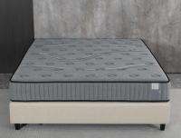 China Natural Latex Compressed Pocket Spring Mattress Tight Top Pattern Gray Fabric 10 Inch for sale