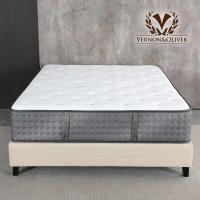 China 12 Inch Tight Top Mattress Compressed Rolled Up Independent Spring Mattress for sale