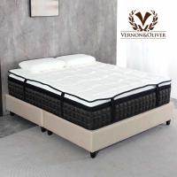 China 5 Stars Hotel Compressible Pocket Spring Mattress Soft Topper MDI Foam 14 Inch for sale