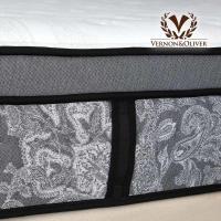 China Hotel Soft Pocket Spring Mattress Jacquard Fabric MDI Gel Memory Foam 14 Inch for sale
