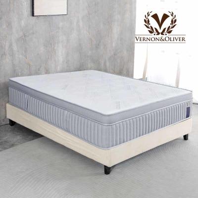 China MDI Latex Like Foam Pocket Spring Mattress Soft Compressible 14In For 5 Stars Hotel for sale