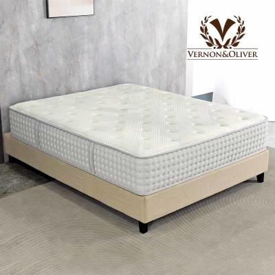 China MDI Mix Energy Absorbing Foam Pocket Spring Mattress Tight Top Back Pressure Relief 12In for sale