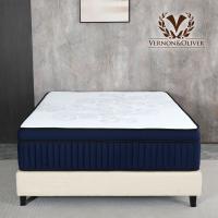 China Knitted Fabric MDI Pocket Spring Memory Foam Mattress Compressible In A Box 14 Inch for sale