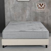 China Jacquard Graphene Knitted Fabric Memory Foam Mattress Compressible Gray 10 Inch for sale
