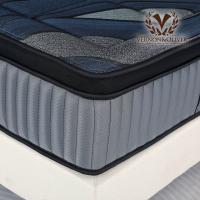China Memory Foam Natural Latex Pocket Spring Mattress 14in Jacquard Knitted Fabric Gel Infused for sale