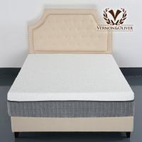 China Low Rebound Memory Foam Spine Supportive Compressible Foam Mattress White Knitted 10in for sale