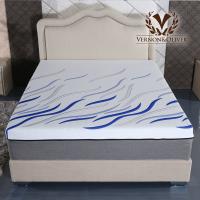 China Compressible Bed Foam Matterss Low Rebound Gel Memory Foam Sea Grass Jacquard Knitted 10 Inch for sale
