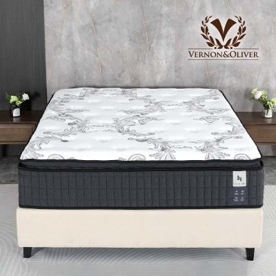 China 13 inch pillow top Hotel Quality soft  compressed roll up in a box premium mattress for sale