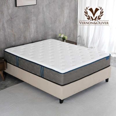 China 10 Inch Tencel Skin-Friendly Fabric Medium Firm Memory Foam Pocket Spring Mattress for Home Use for sale