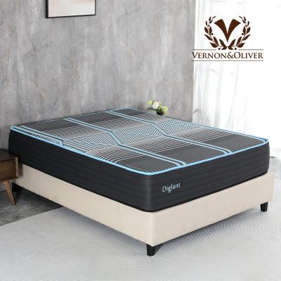 China 12 Inch Thickness Pocket Spring Mattress with Breathable Knit Fabric and 10-Year Warranty for Lasting Comfort for sale