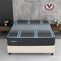 China 12 Inch Thickness Pocket Spring Mattress with Breathable Knit Fabric and 10-Year Warranty for Lasting Comfort for sale
