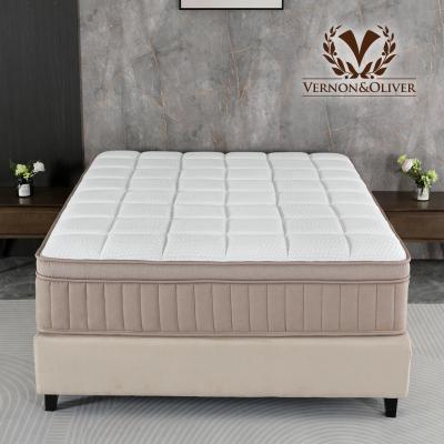 China 14 Inch Gel Memory Foam Pocket Spring Mattress Compressed in Box for Hotel and Home Use for sale