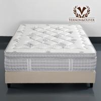 China 14 Inch Thickness Luxurious Satin Knitted Fabric Pocket Spring Mattress with Memory Foam Vacuum Compressed for Restful Sleep for sale