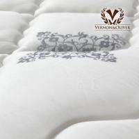 China 14 Inch Thickness Luxurious Satin Knitted Fabric Pocket Spring Mattress with Memory Foam Vacuum Compressed for Restful Sleep for sale