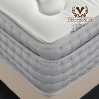 China 14 Inch Thickness Luxurious Satin Knitted Fabric Pocket Spring Mattress with Memory Foam Vacuum Compressed for Restful Sleep for sale
