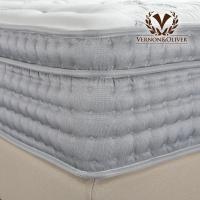 China 14 Inch Thickness Luxurious Satin Knitted Fabric Pocket Spring Mattress with Memory Foam Vacuum Compressed for Restful Sleep for sale