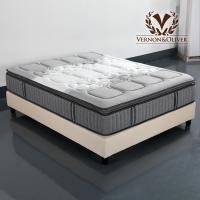 China 12 inch pillow top medium soft memory foam mix natural latex affordable  price  pocket spring mattress rolled up in a box good for home use for sale