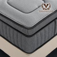 China 14 inch Euro top medium soft memory foam mix natural latex competitive  price  pocket spring mattress rolled up in a box good for home use for sale