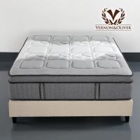 China 14 inch Euro top medium soft memory foam mix natural latex competitive  price  pocket spring mattress rolled up in a box good for home use for sale