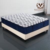 China 12 inch tight top cooling fabric pressure relief memory foam with nature latex pocket spring mattress packed in box for sale