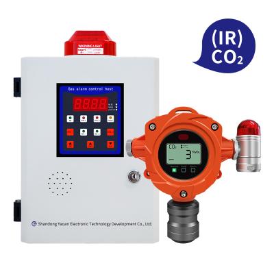China YA-D400 Wall Mount Gas Detector 2kg with 24V Power for Combustible and Toxic CO2 Monitoring for sale