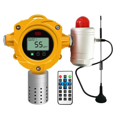 China YR-FD100 Wall-Mounted Fixed PM2.5 PM10 Dust Detector with 24V DC Power and 215×210×82mm Dimensions for sale