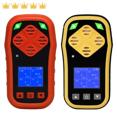 China YAOAN YA-CDX4 IP67 Portable 4-Gas Monitor for H2S CO O2 LEL Detection with Rechargeable Battery for sale