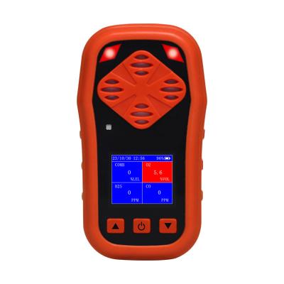 China YAOAN Portable Multi Gas Detector 4 in 1 H2S CO EX NH3 with 3000mAh Battery ATEX Certified for sale