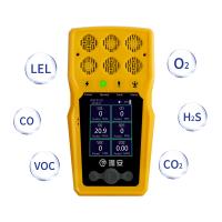 China BTQ-YA-C100FT Portable 6-in-1 Multi Gas Detector with 5800mAh Battery and IP67 Rating for Confined Space Safety for sale