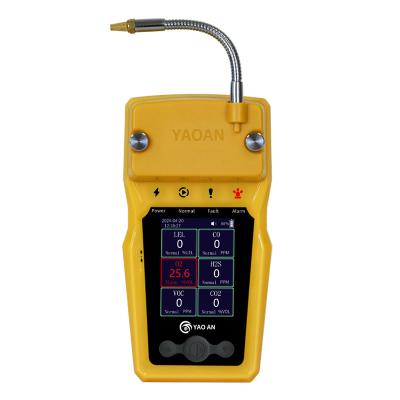 China BTQ-YA-C100FT Portable Multi-Gas Detector with 5800mAh Battery and IP67 Rating for Combustible & Toxic Gas Detection for sale