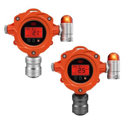 China YA-D400 Fixed Gas Detector with 24V Power, IP67 Rating for Hydrogen Cl2 SO2 H2S CO2 Monitoring for sale