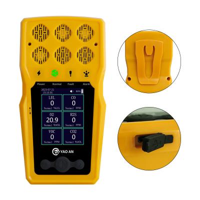 China BTQ-YA-C100FT Portable 6-Gas Analyzer with 5800mAh Battery and 10+ Hour Runtime - ATEX CE Certified for sale
