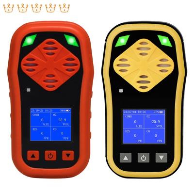 China BTQ-YA-CDX4 Portable 4-in-1 Gas Detector for CO O2 H2S CH4 with 3000mAH Battery and 10+ Hour Runtime for sale