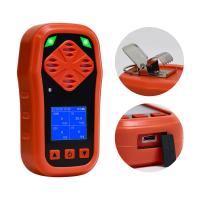 China CDX4 Portable Personal Gas Detector IP65 Rated with 3000mAH Battery for H2S CO O2 CH4 Detection for sale