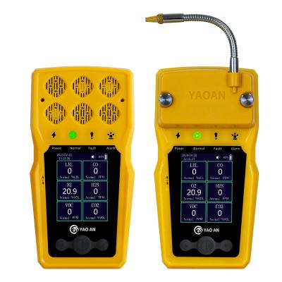 China YAOAN BTQ-YA-C100FT-4 Portable Gas Analyzer - 4-Gas Detector with IP67 Rating and 10+ Hour Battery Life for sale