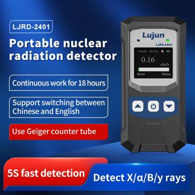 China LJRD-2401 Nuclear Radiation Detector with 10,000 μSv/h Range and 18-Hour Battery Life for Gamma Beta X-Ray Detection for sale
