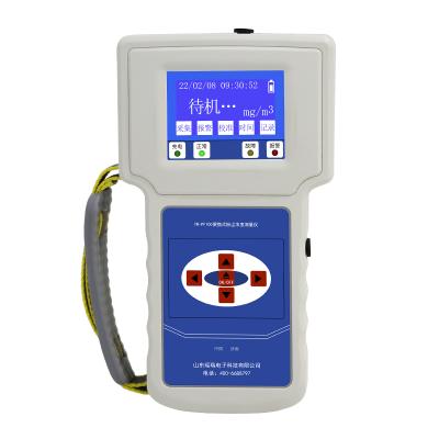 China Portable PM2.5 Dust Analyzer 0-20 mg/m3 Laser Particle Counter Handheld Air Monitor for sale