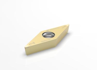 China ISO RoHS Yellow CBN Carbide Cutting Insert For Hardened Steel for sale