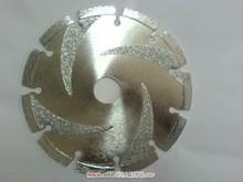 China smooth cutting electroplated diamond saw blade for marble for sale