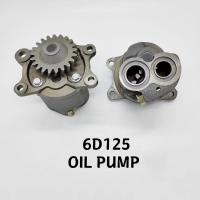 China Komatsu 6D125 Diesel Engine Oil Pump OEM 6151-51-1005 6150-51-1004 for sale