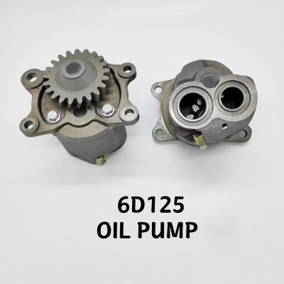 China Komatsu 6D125 Diesel Engine Oil Pump OEM 6151-51-1005 6150-51-1004 for sale