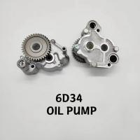 China Mitsubishi 6D34 Diesel Engine Oil Pump OEM ME084586 ME014230 for sale