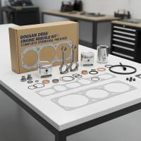 China High-Density Asbestos Gasket Doosan DE08 Engine Rebuild Kit | Complete Overhaul Package for Doosan Excavator Engine Parts for sale