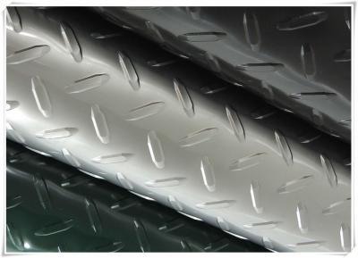 China Bending Aluminum Diamond Plate , 20 Gauge Diamond Aluminum Sheet Metal for sale