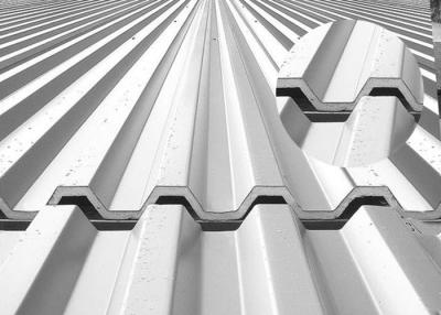 China 0.5 Mm Aluminum Sheet Metal Roofing , Antirust Corrugated Aluminum Sheet for sale