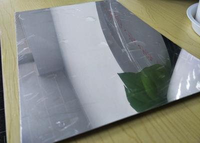 China Elevator Wall Polished Sheet Metal , Single Face Aluminium Mirror Sheet for sale