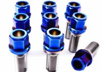 China M12 M18 Aluminum Wheel Lug Bolts - Al5052 Al6061 Al6063 Alloy with 15-180mm Custom Lengths and Anodized Finish for sale