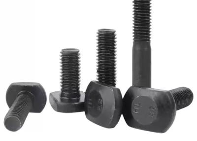 China Heavy Duty T Head Bolts Carbon Steel Coarse Thread Pitch Custom Sizes 20 PCS Minimum Order for sale